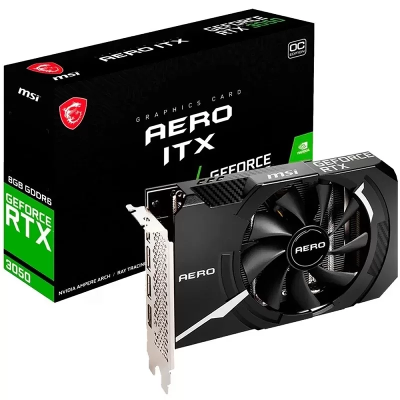 Placa de Video MSI RTX 3050 Aero 8Gb - Grupo Novati